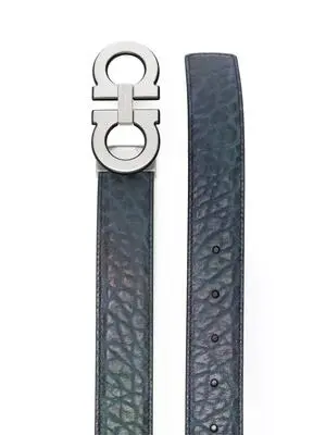 FERRAGAMO Gancini Belt - Blue