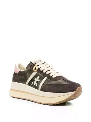 Premiata Bethcoin Platform Sneakers - Brown