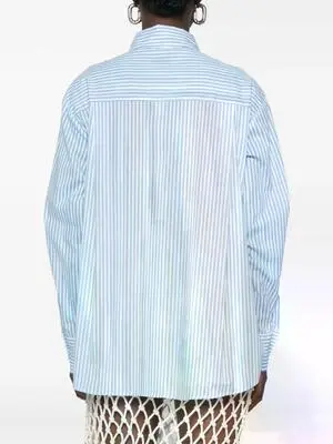 THE FRANKIE SHOP Peri Vertical-stripe Shirt