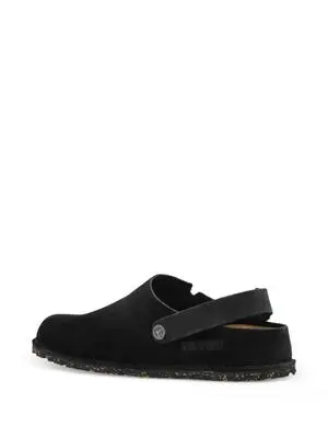 BIRKENSTOCK Lutry Suede Flat Mules