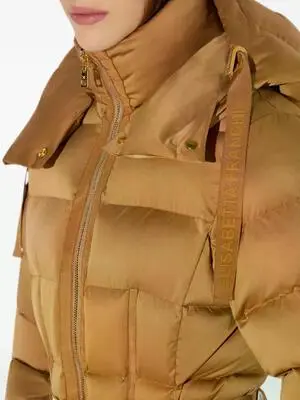 Elisabetta Franchi Down Jacket In Voile Fabric