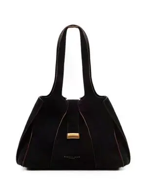 Roberto Festa Eloise Large Suede Tote Bag - Black