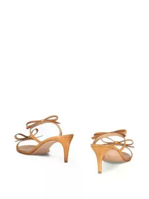 Red Valentino Bow-detail Leather Sandals