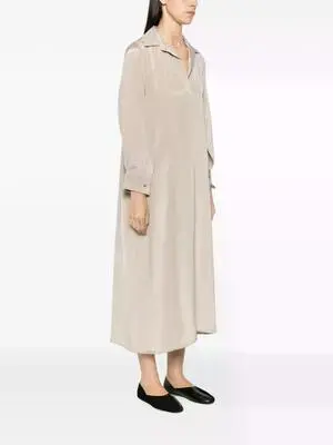 Max Mara Gambero Long-sleeve Midi Dress