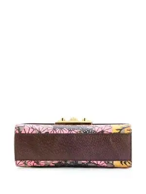 Gucci Padlock Bengal Print Gg Coated Canvas Shoulder Bag