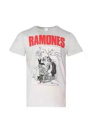 MadeWorn Ramones Sedated Graphic-print T-shirt - Grey