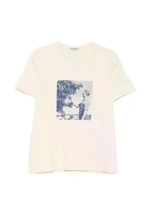 JW Anderson Graphic-print T-shirt - Neutrals