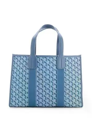 Goyard Villette Coated Canvas Pm Tote Bag - Blue