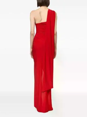 ATU BODY COUTURE One-shoulder Ruched Maxi Dress