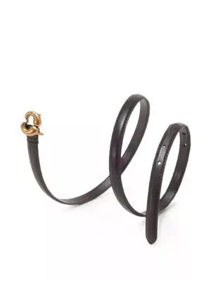 Maje Slim Leather Belt
