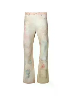 LA MASKARADE Graphic-print Jeans - Neutrals