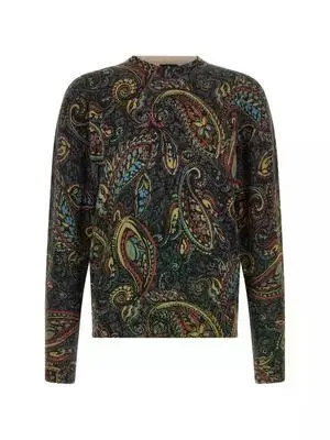 Etro Paisley Sweater - Black