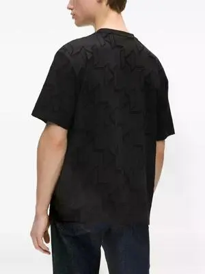 Karl Lagerfeld All-over Monogram T-shirt - Black