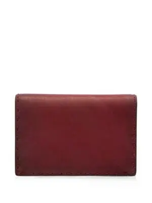 Prada Antiqued Leather Card Holder
