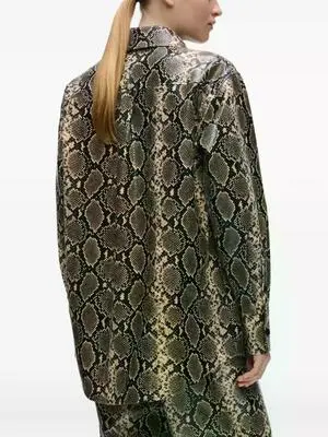 Karl Lagerfeld Faux-python Overshirt