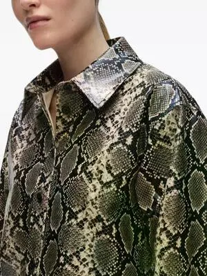 Karl Lagerfeld Faux-python Overshirt