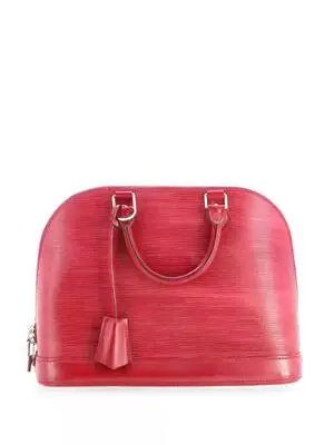 LOUIS VUITTON Alma Handbag Epi Leather Pm Satchel - Pink