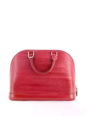 LOUIS VUITTON Alma Handbag Epi Leather Pm Satchel - Pink