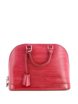 LOUIS VUITTON Alma Handbag Epi Leather Pm Satchel - Pink