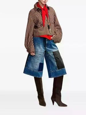 Essentiel Antwerp Checked Oversized Shirt Jacket