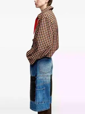 Essentiel Antwerp Checked Oversized Shirt Jacket