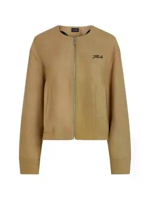 Karl Lagerfeld Après Ski Club Bomber Jacket - Neutrals