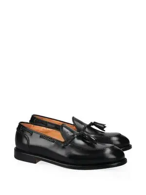 Premiata Tassel Braided-detail Loafers - Black