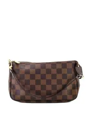 LOUIS VUITTON Pochette Accessoires Damier Clutch Bag - Brown