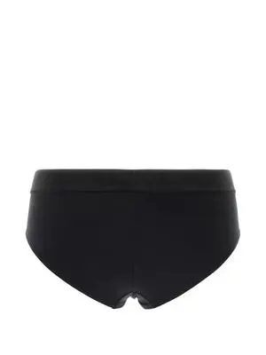 TOM FORD Logo-waistband Briefs - Black