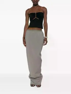 Rick Owens Alannah Cut-out Bandeau Bustier Top - Black
