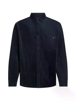Karl Lagerfeld Corduroy Pocket Shirt - Blue