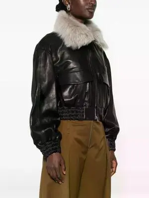 Nour Hammour Ellery Leather Jacket