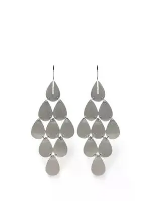 Irene Neuwirth Nine-drop Chandelier Earrings - Silver