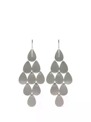 Irene Neuwirth Nine-drop Chandelier Earrings - Silver