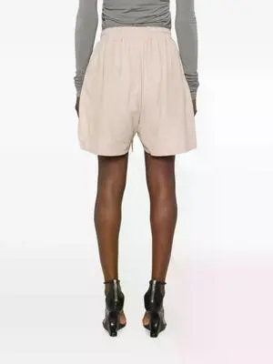 Rick Owens Leather Shorts