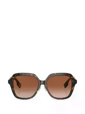 Burberry Logo-plaque Square-frame Sunglasses