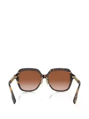 Burberry Logo-plaque Square-frame Sunglasses