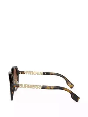 Burberry Logo Plaque Square-frame Sunglasses