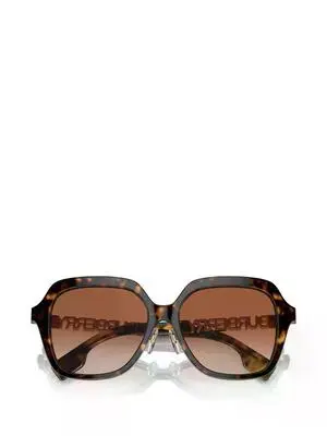 Burberry Logo Plaque Square-frame Sunglasses