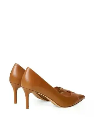 TWINSET Leather Court Shoes With Logo