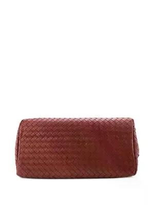 Bottega Veneta Roma Bag Intrecciato Nappa Small Tote Bag - Red
