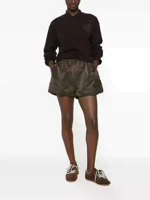 Cecilie Bahnsen Colette Bow-embroidered Shorts