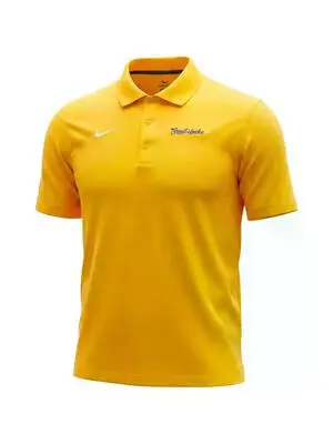 Nike X Nba Golden State Warriors Playoffs Bound Team Mantra Polo Shirt - Yellow