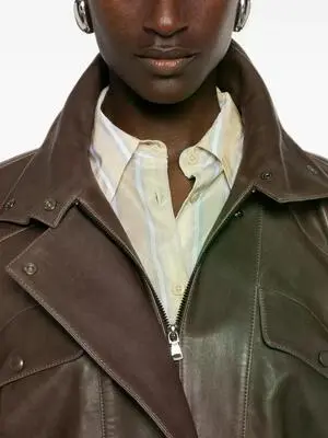Nour Hammour Quincy Leather Jacket