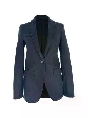 ISABEL MARANT VINTAGE Single-breasted Wool Blazer - Black
