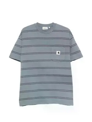Carhartt Work In Progress Stripe-pattern Pocket T-shirt