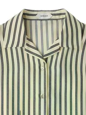 Versace Printed Silk Twill Shirt