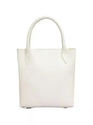 Vera Wang Mini Leather Tote Bag - White