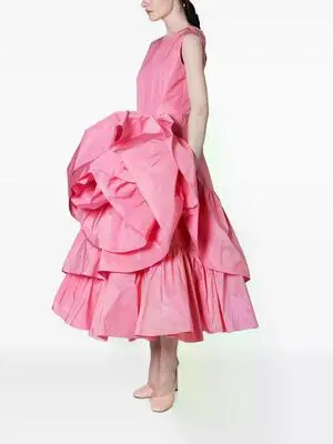 ROKSANDA Radica Rosette-detail Tiered Dress