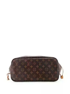 LOUIS VUITTON Neverfull Nm Monogram Canvas Mm Tote Bag - Brown